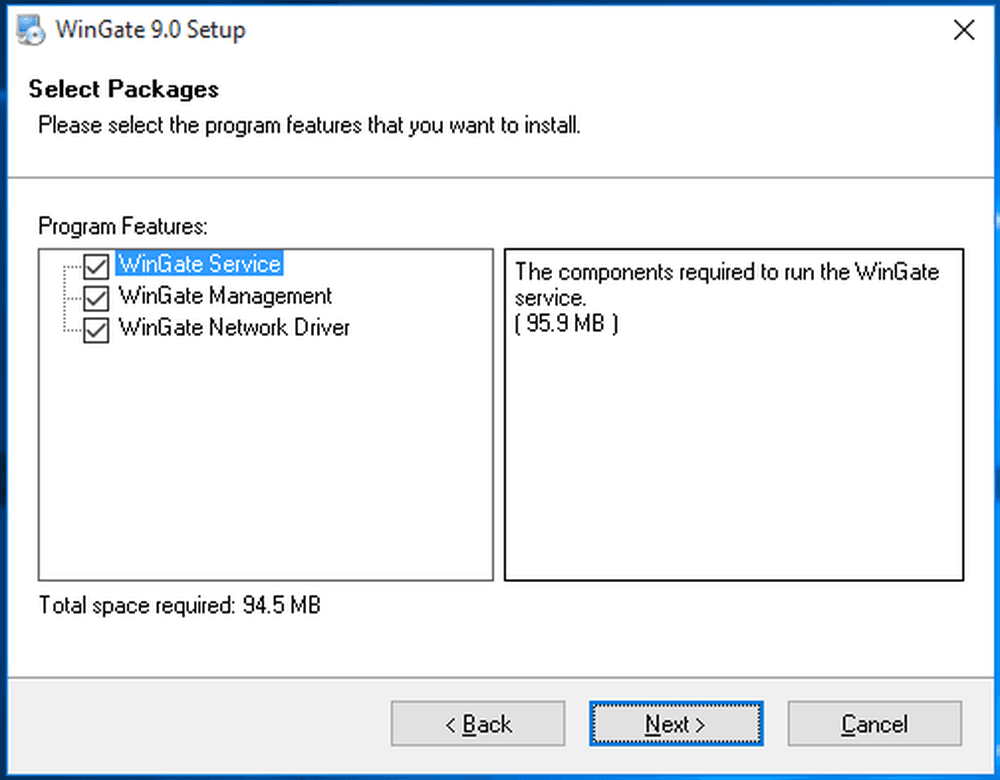 How to setup a proxy server with WinGate on Windows 10