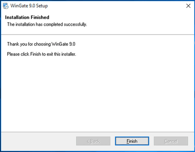 How to setup a proxy server with WinGate on Windows 10