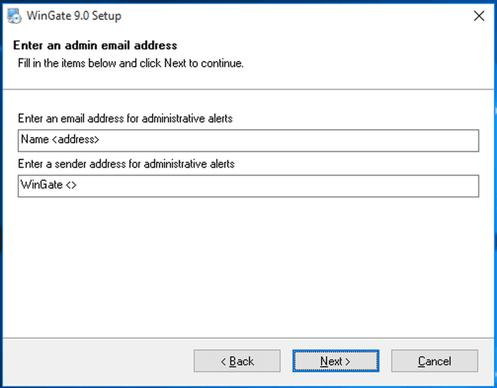 How to setup a proxy server with WinGate on Windows 10